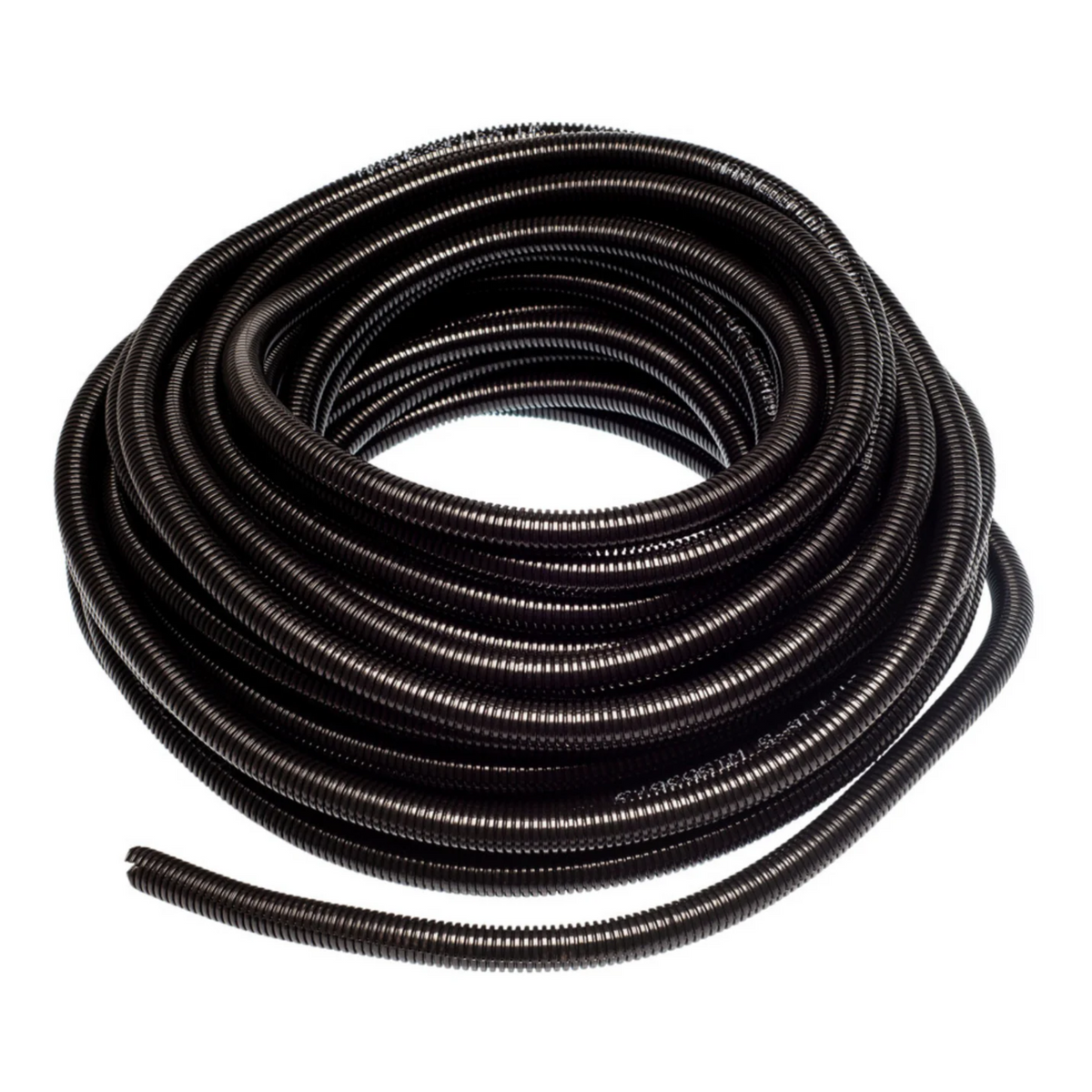 Black Pipe Conduit With Slit 25M — Super Underfloor Heating